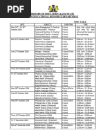 KCSE 2025 Exam Timetable | PDF