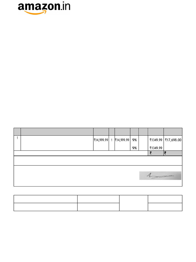 Invoice for Samsung Galaxy A14 Purchase | PDF | Invoice | Government ...
