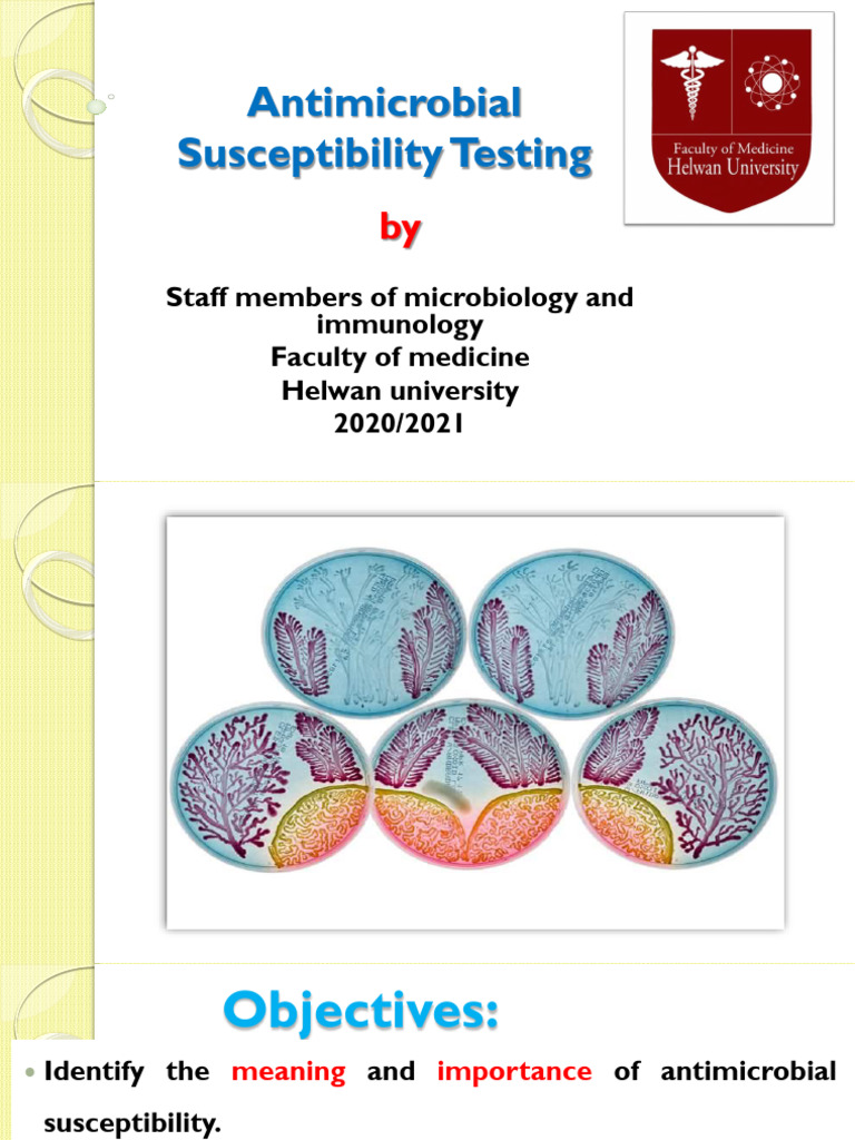 Antibiotic Susceptibility Testing 2021 22 (1) - 240402 - 232939 | PDF ...