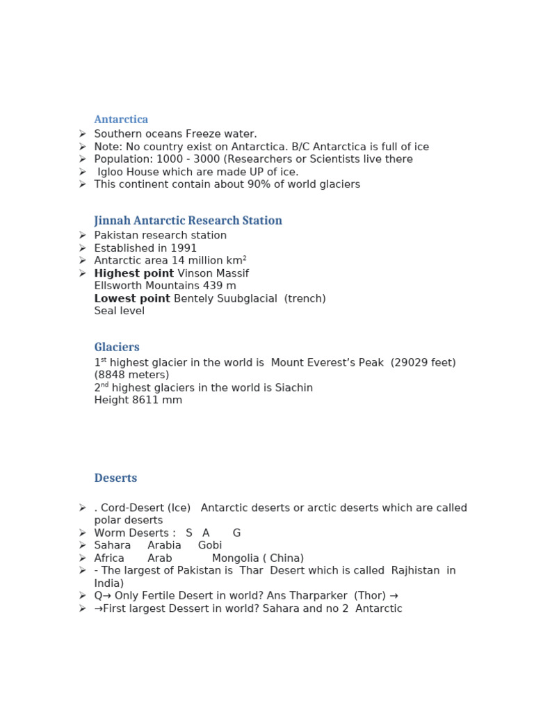 Antarctica and Australia: Geography Overview | PDF | Antarctica | Australia