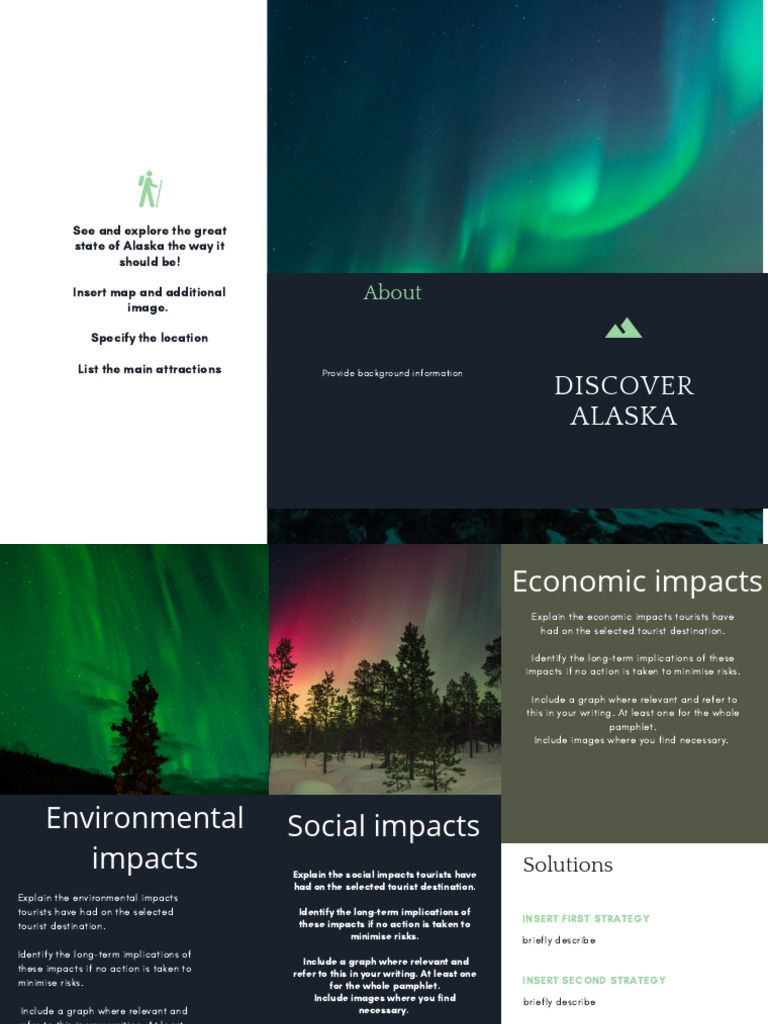 Alaska Northern Lights Tour Pamphlet Brochure | PDF