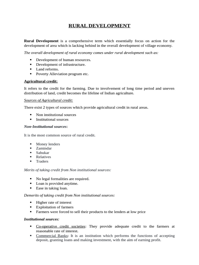 RURAL DEV - PssRESENTATION | PDF | Agriculture | Organic Farming