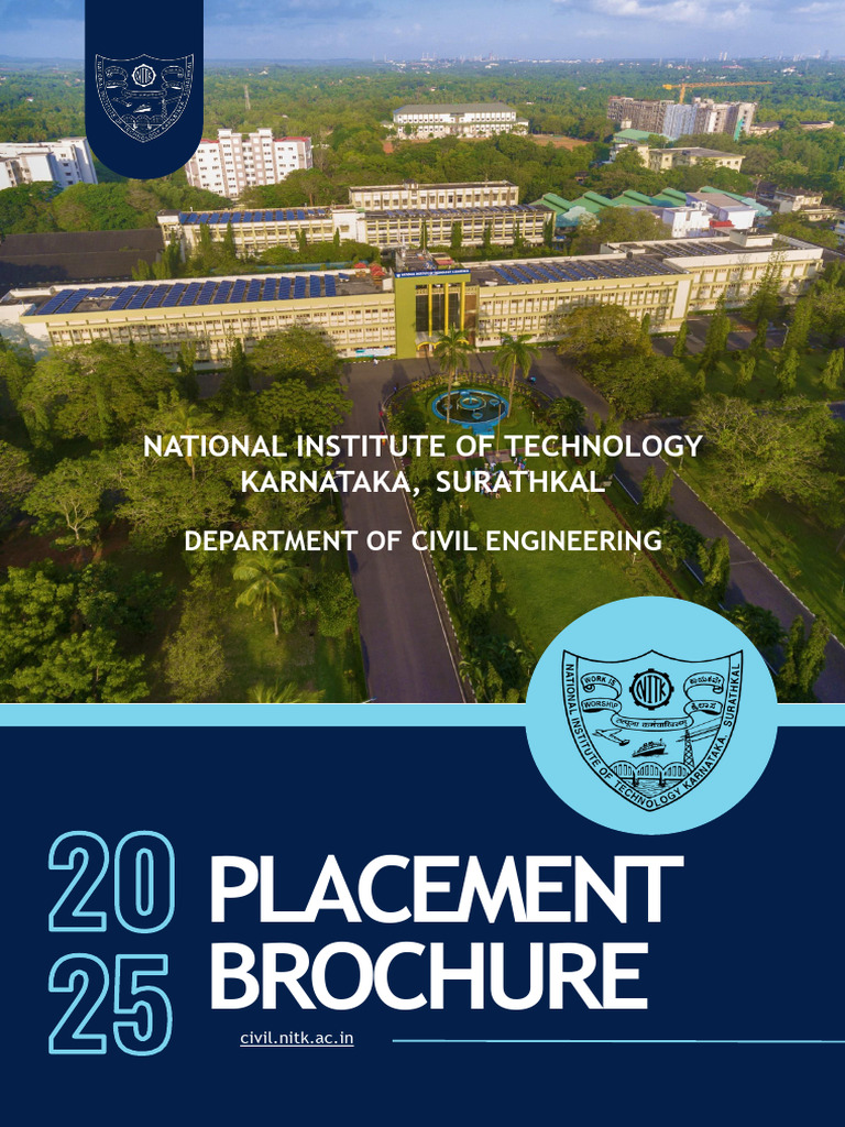 Placement Brochure MTech Civil NITK Surathkal | PDF | Geotechnical ...
