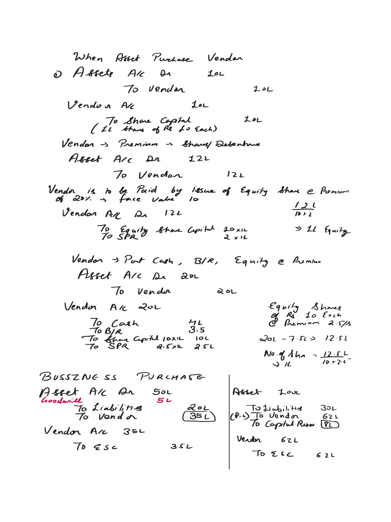 Company - Issue of Shares Other Than Cash | PDF