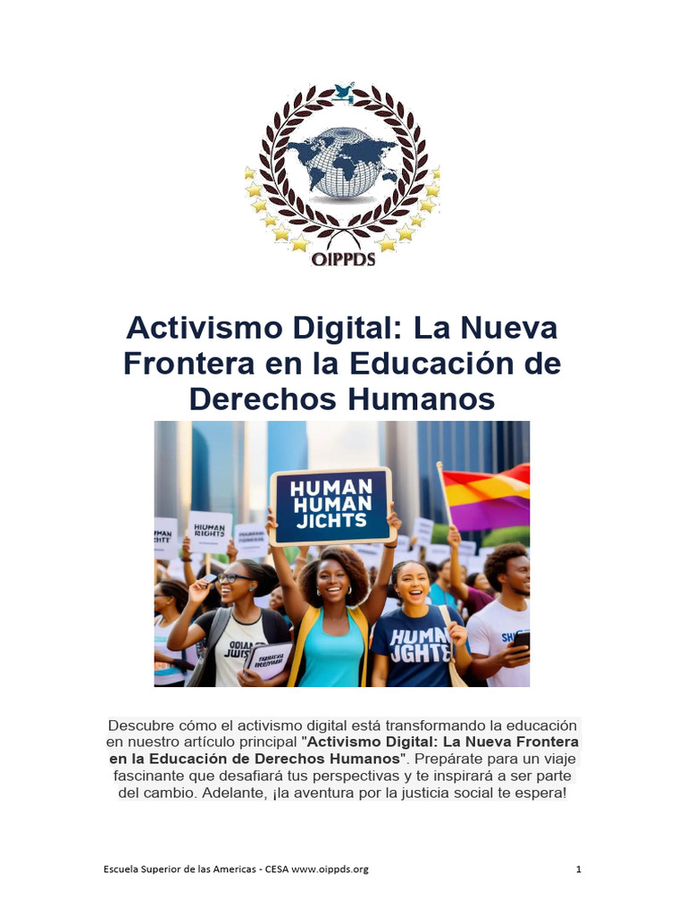 Activismo Digital en Educación de Derechos Humanos | PDF | Derechos ...