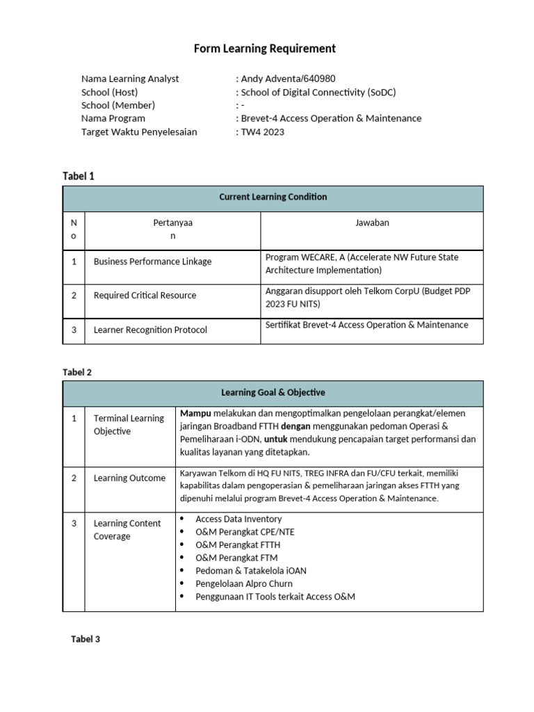 Brevet-4 FTTH O&M Training | PDF