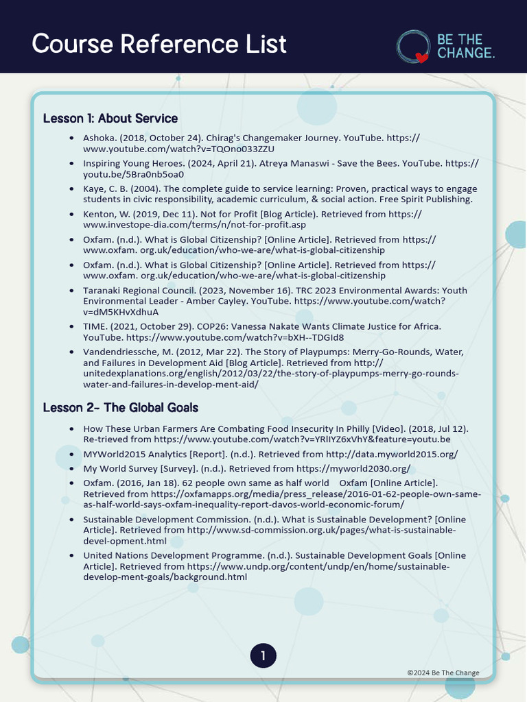 BTC Course Reference List v3.0 | PDF | Grit (Personality Trait)