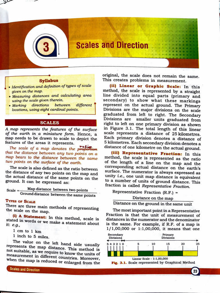Understanding Map Scales and Directions | PDF | Mathematics