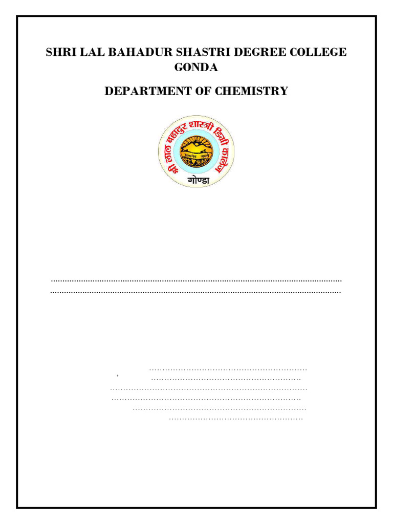 Assignment Front Page Format | PDF