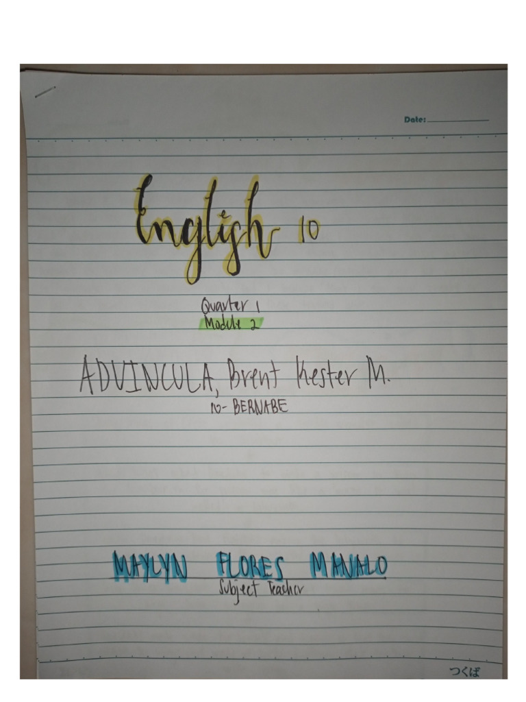 English Module 2 | PDF