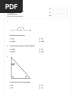 Form 3 Mathematics Syllabus Overview | PDF | Circle | Angle