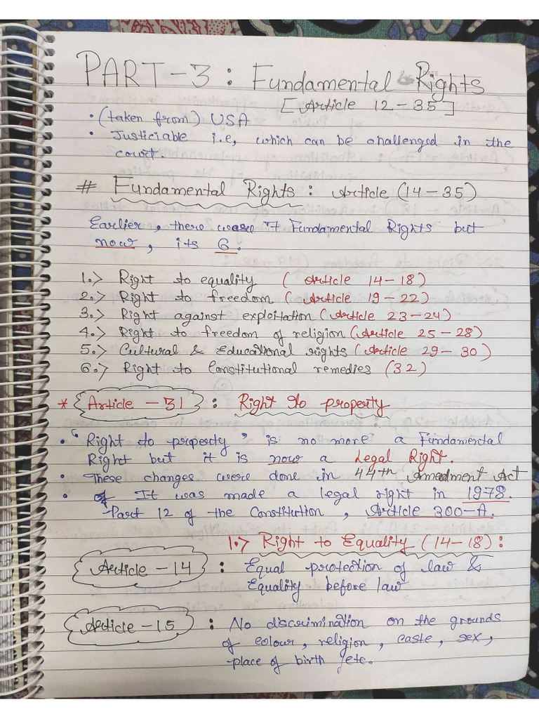 Fundamental Rights | PDF