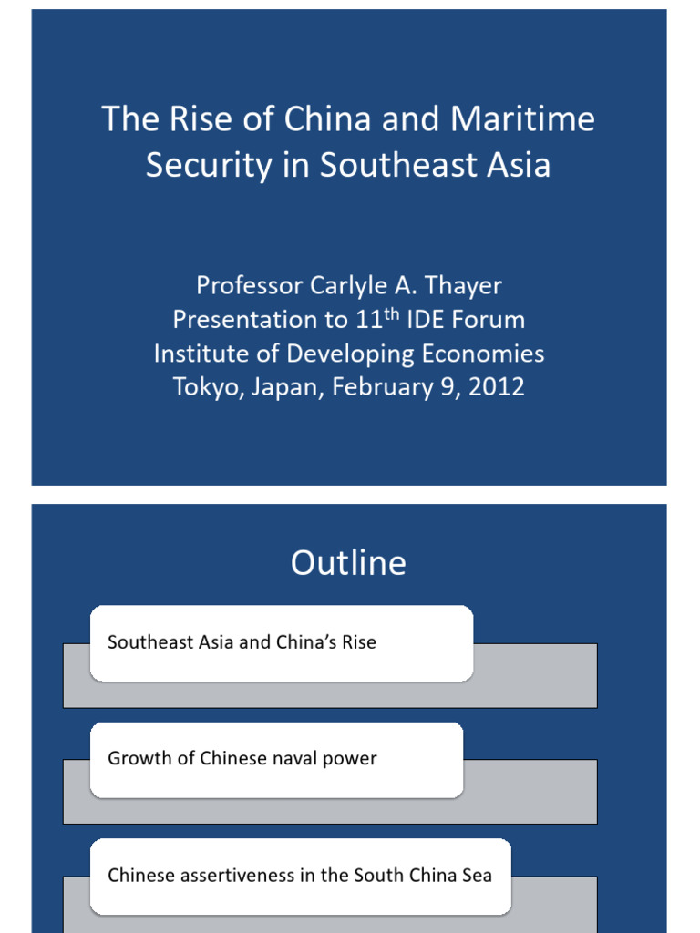 China's Maritime Power in Southeast Asia | PDF | China | World Politics