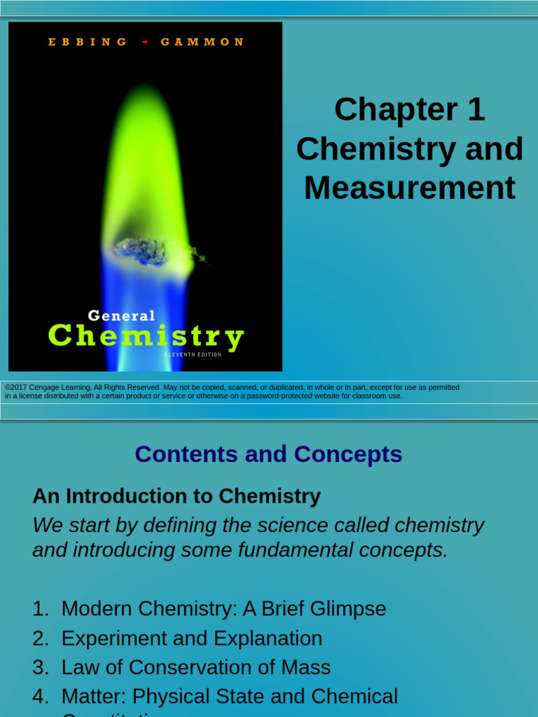 Ebbing11e PPT Lectures CH01 | PDF | Kilogram | Significant Figures