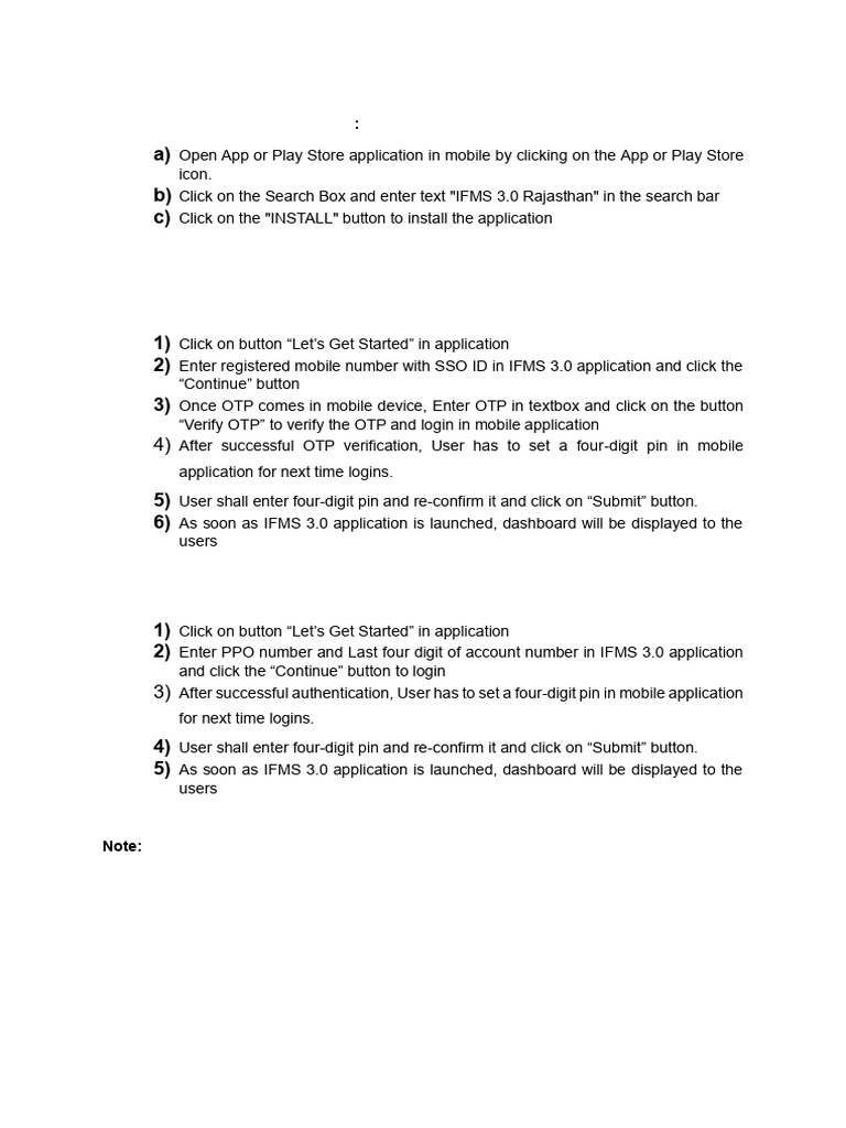 IFMS 3.0 MobileApplication UserGuide | PDF | Finance & Money Management