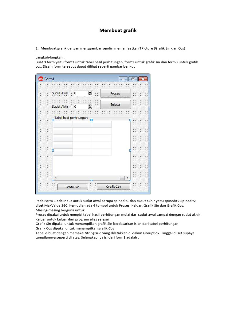 Membuat grafik | PDF