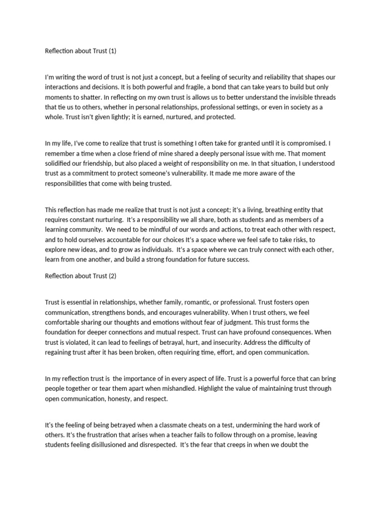 Reflection abou-WPS Office | PDF | Psychological Concepts | Social Psychology