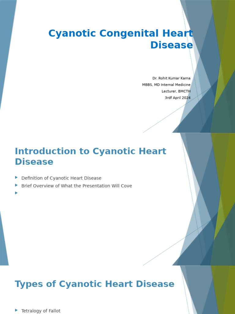 Pathophysiology of Cyanotic Heart Disease | PDF