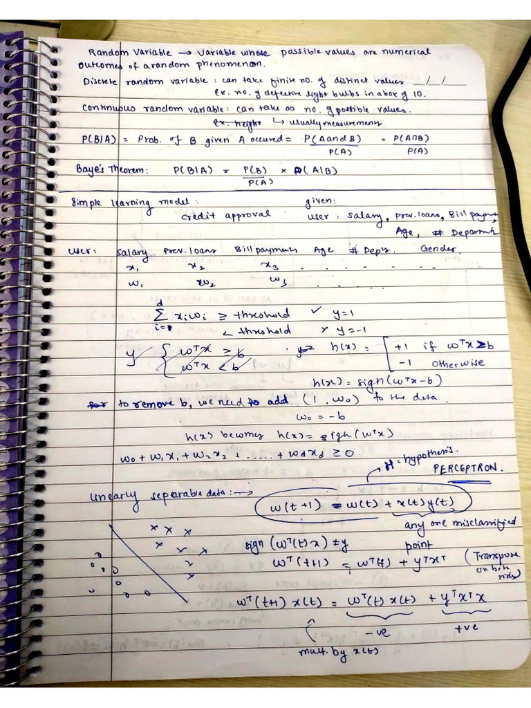 ML notes till mte | PDF