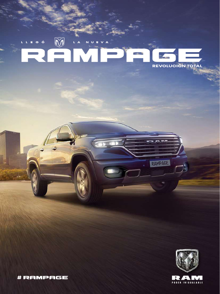 Diptico RAMPAGE Web | PDF | Tracción en las cuatro ruedas | Turbocompresor