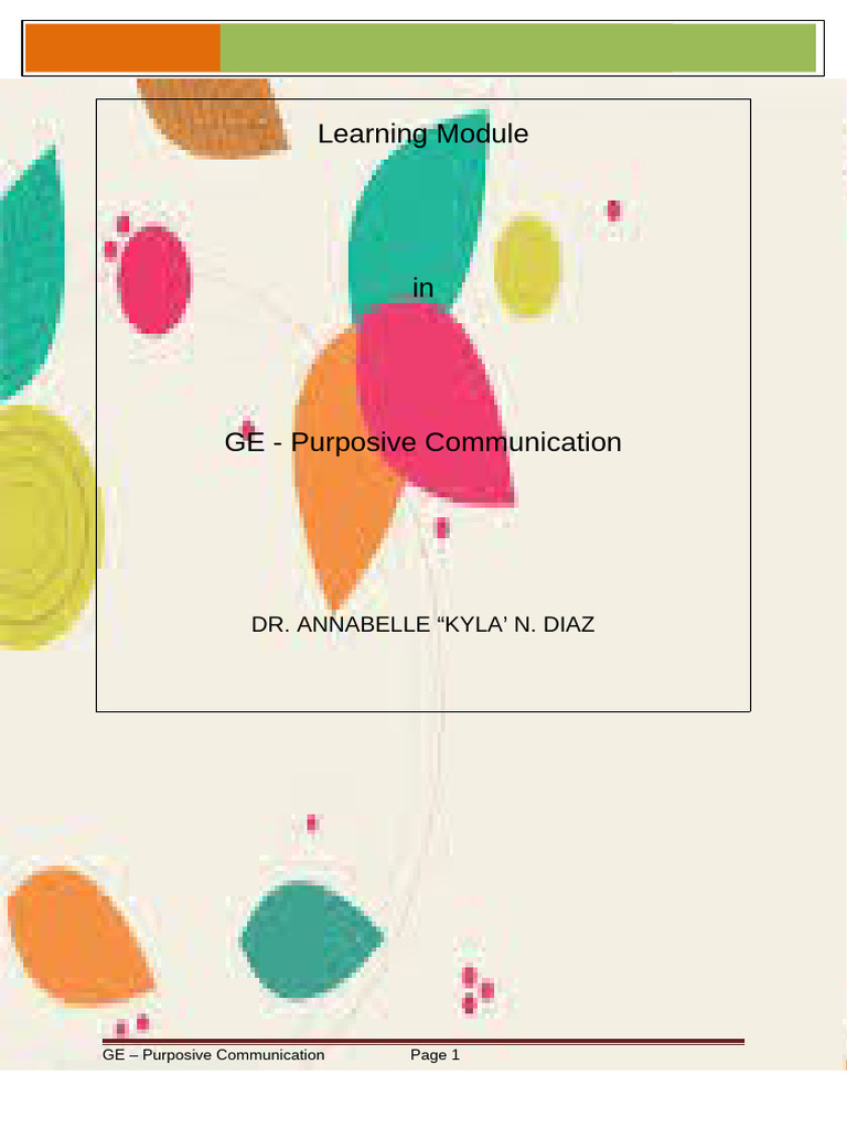 LM PurComm Midterm Coverage | PDF | Communication | Stereotypes