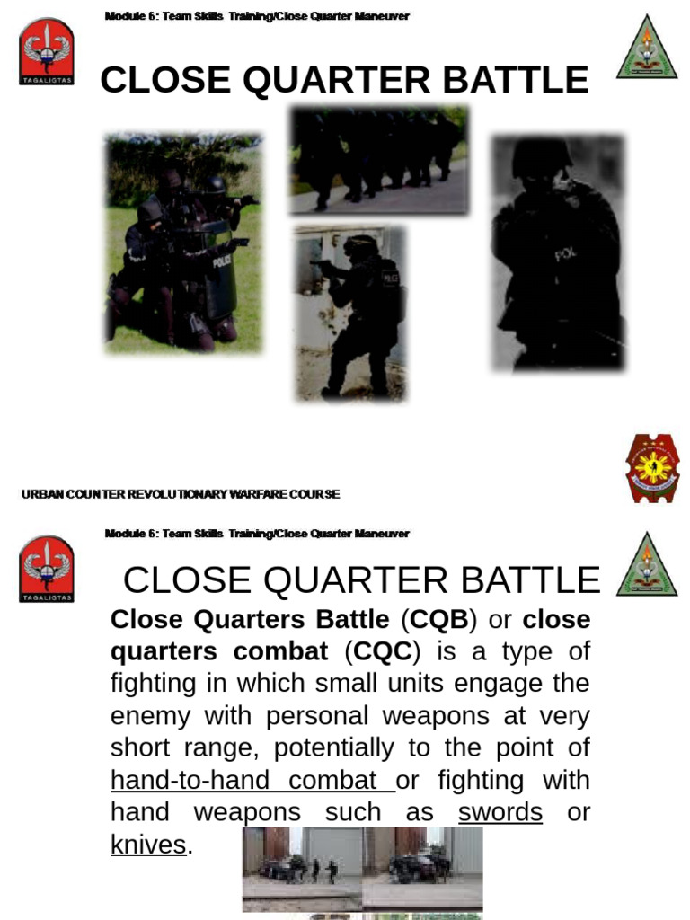 Close Quarter Battle | PDF | Military | Warfare