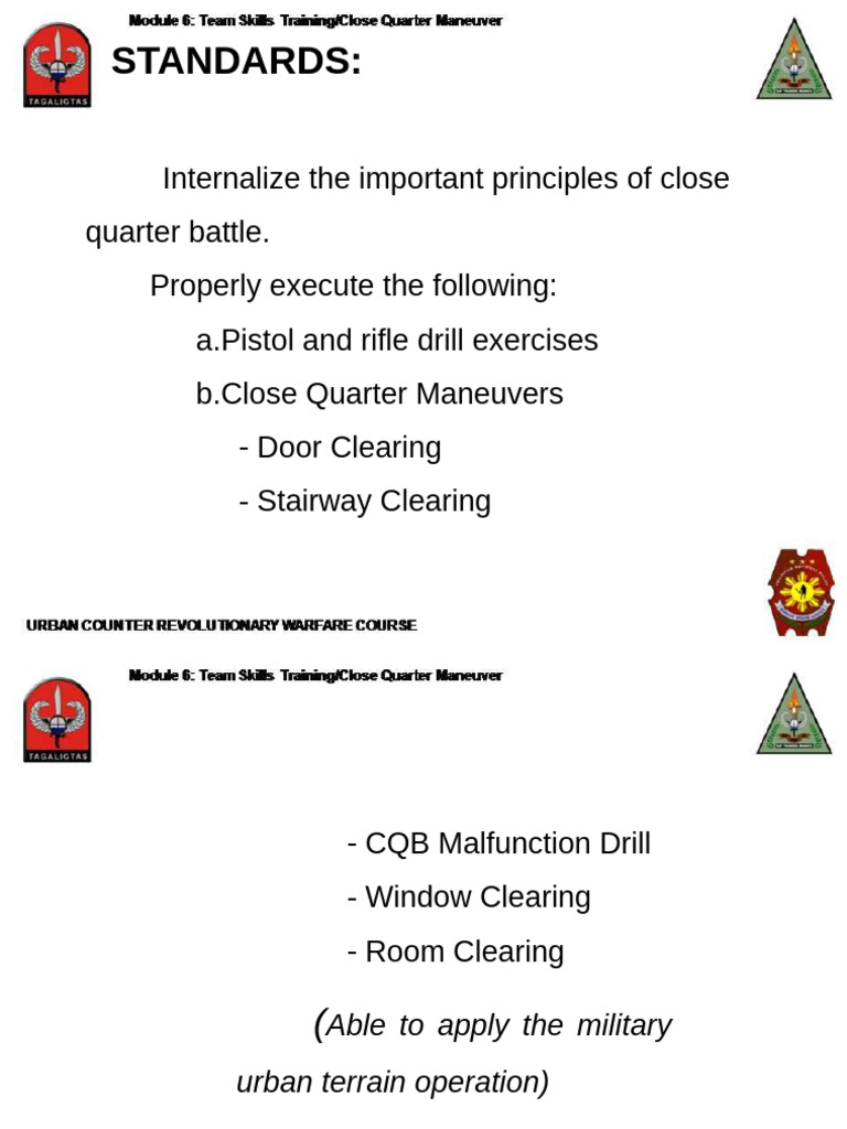 CQB Entry Techniques | PDF | Door | Military