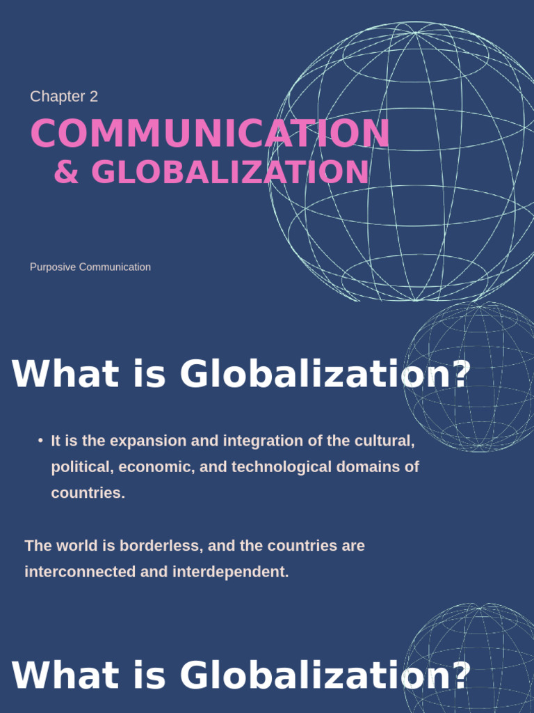 Chapter 2 Globalization and Communication | PDF | Social Media ...