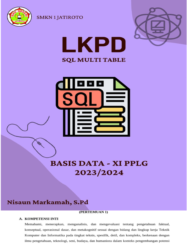 Panduan SQL: Multitable dan JOINs | PDF