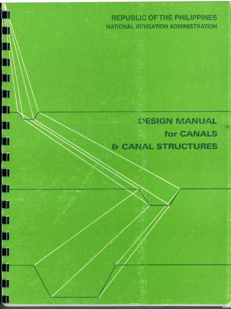 Design Manual Canal & Structures | PDF