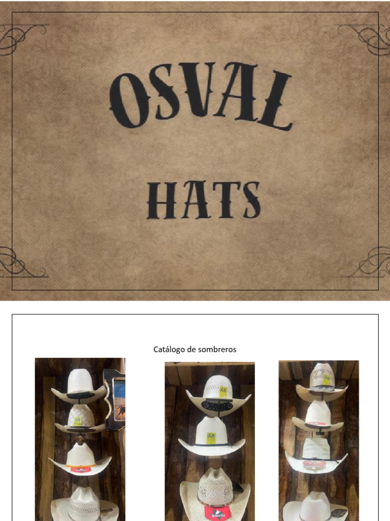 Catálogo de Sombreros ORR | PDF
