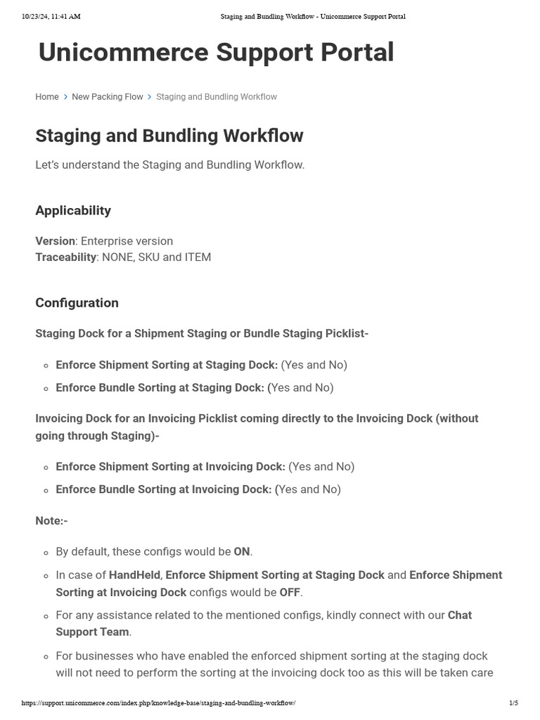 Staging and Bundling Workflow Guide | PDF | Computing | Software