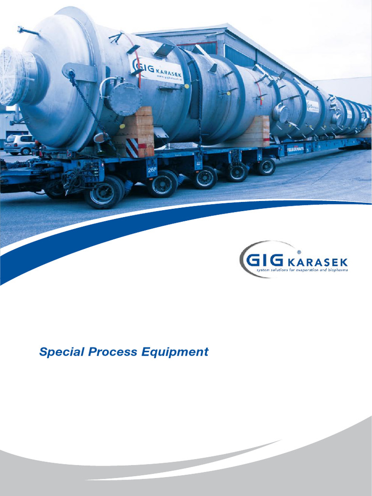 3 InCon Special Process Equipment | PDF | Steel | Paper