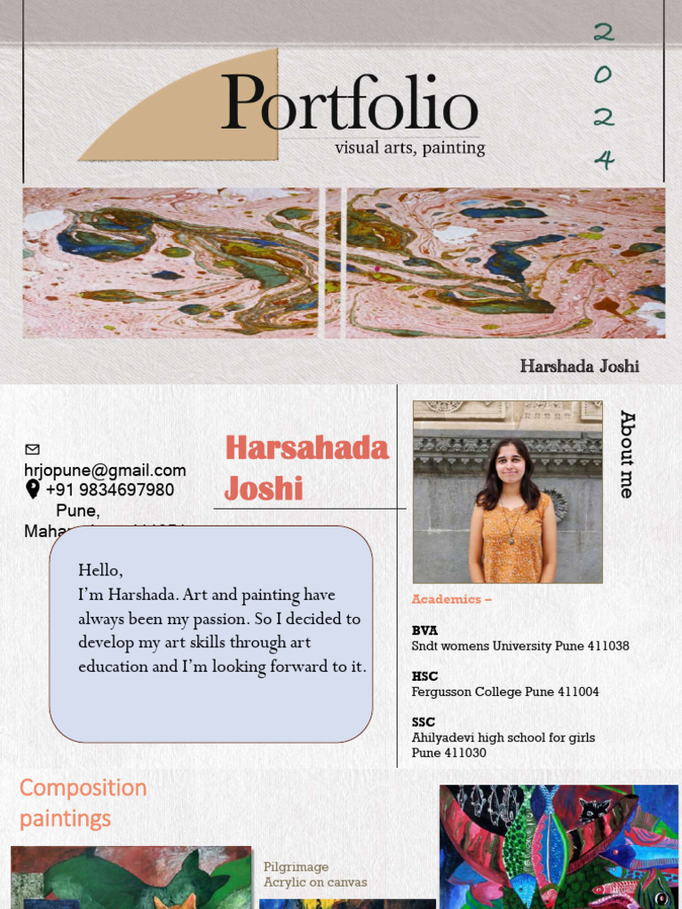 Harshada Joshi's Painting Portfolio | PDF