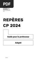 Guides de Passation Et de Correction Ce1d Fran Ais 2024 | PDF | Phrase | Linguistique