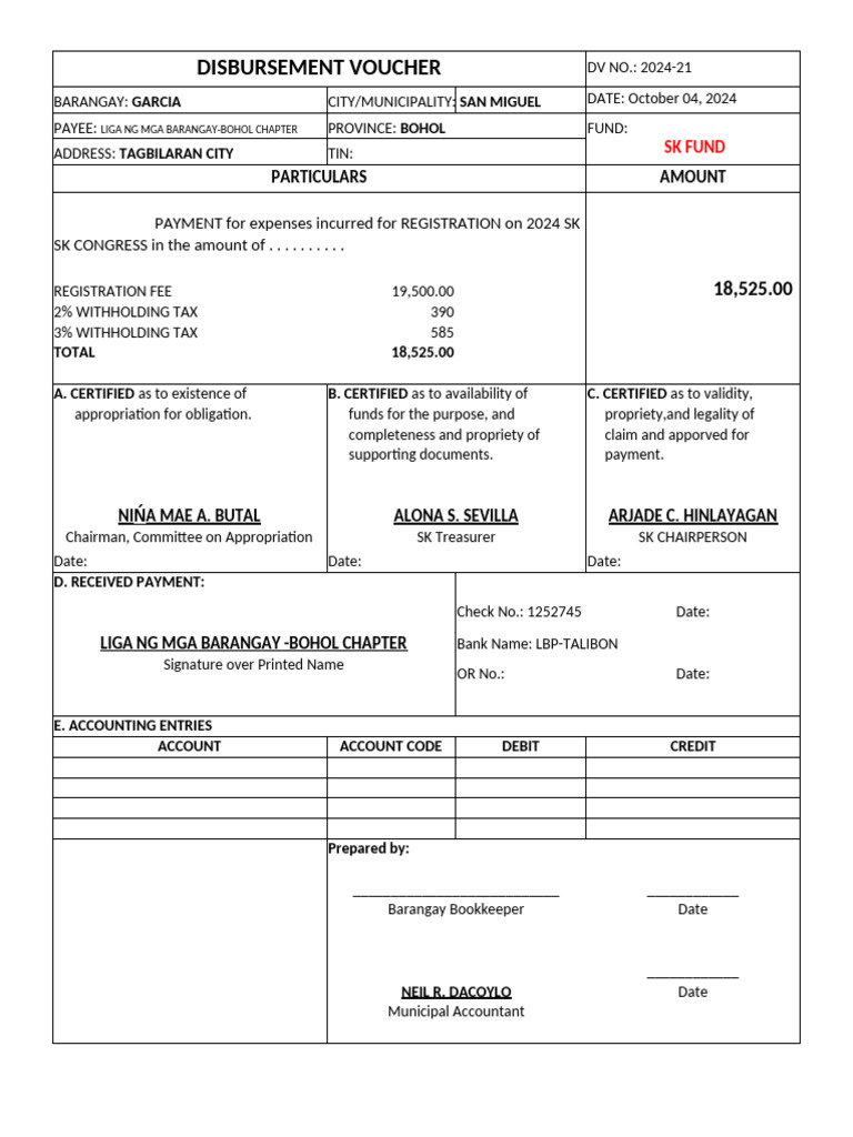 DV2024-021 | PDF | Payments | Bookkeeping