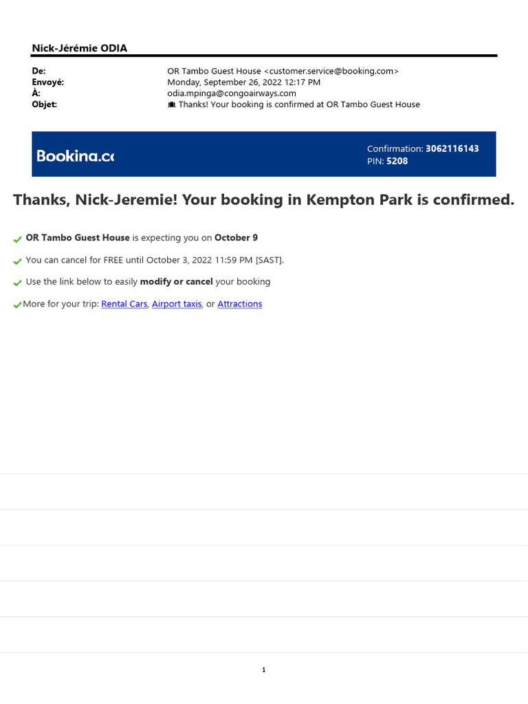 BOOKING | PDF | Banking Technology | Payments