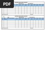 Confined Space Entry Log Sheet | PDF | Technology & Engineering