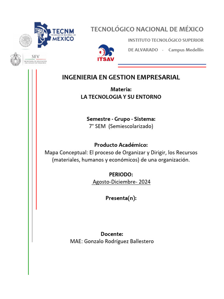 Mapa Conceptual Tec Pdf Marketing Logística
