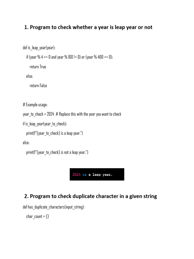 Python Programs | PDF | Area | String (Computer Science) Python Programs | PDF | Area | String (Computer Science)