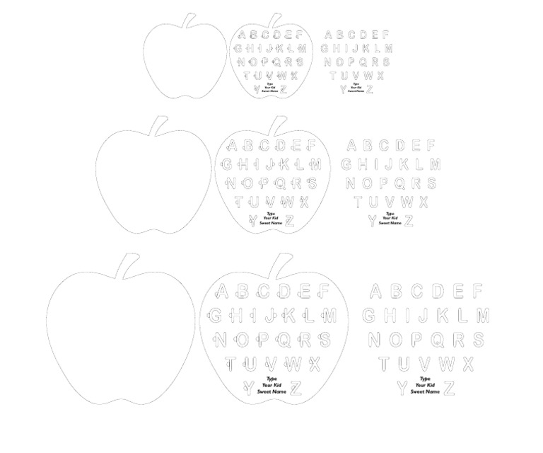Manzana Abecedario | PDF