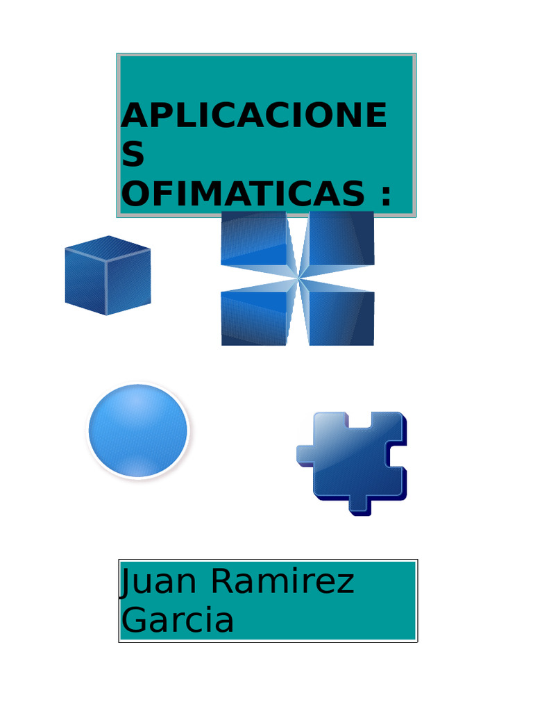 Aplicaciones Ofimáticas Esenciales | PDF