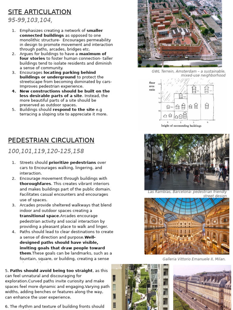 Patterns for Community-Focused Design | PDF | Gardens | Stairs