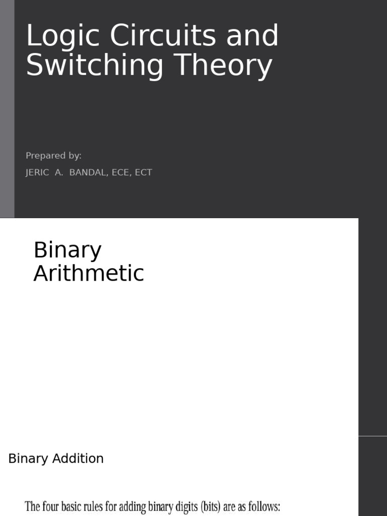 Logic Circuits and Switching Theory 3 | PDF