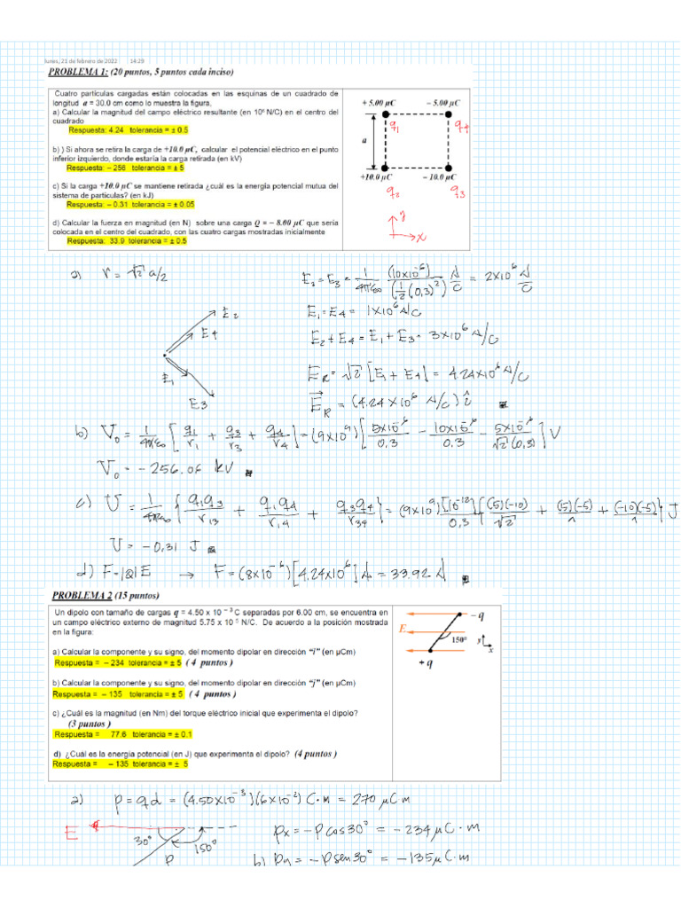 Primer Parcial. Temario 14. 1S2022 | PDF