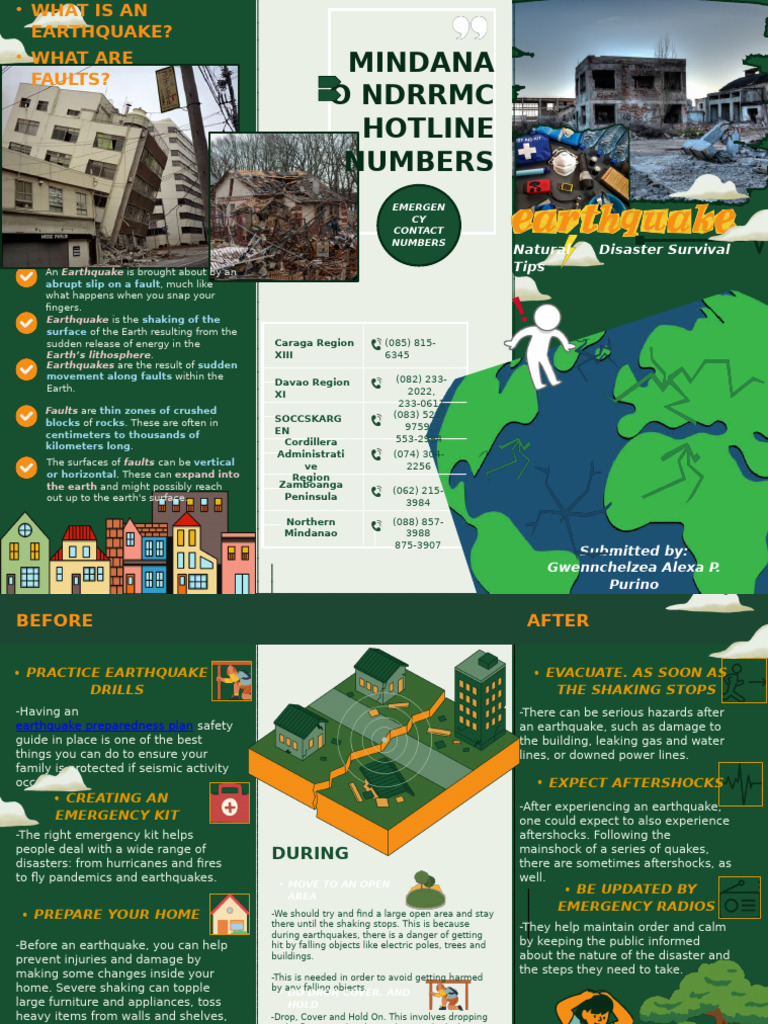 Science 8 Brochure | PDF | Earthquakes | Fault (Geology)