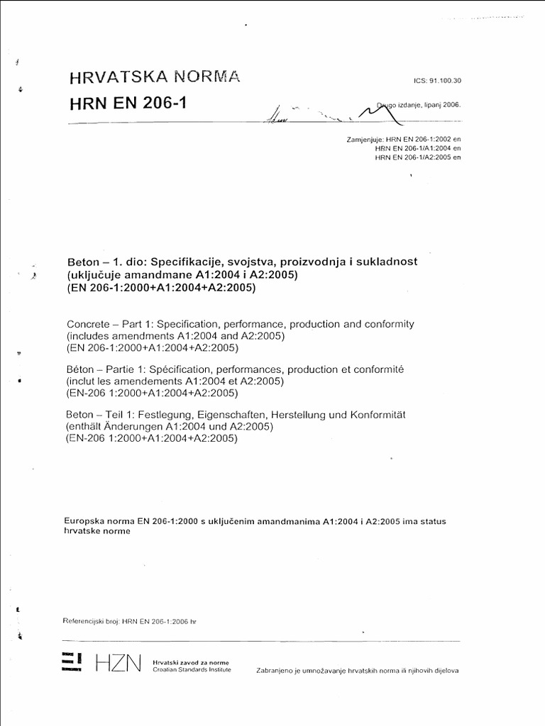 En 206-1 | PDF