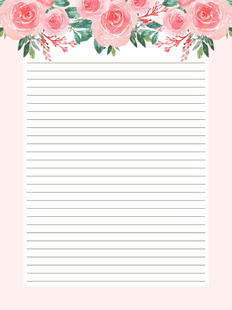 Free Printable Spring Stationery A | PDF