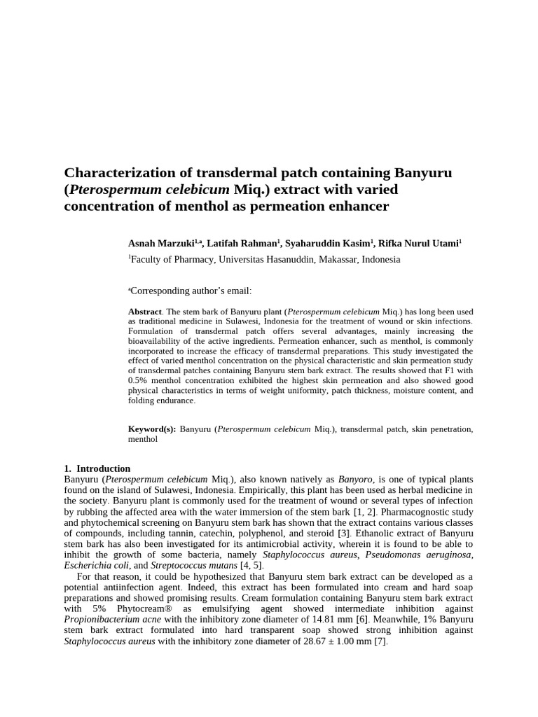 Full Paper ICOS 2020 - Asnah Marzuki | PDF | Pharmaceutical Formulation ...
