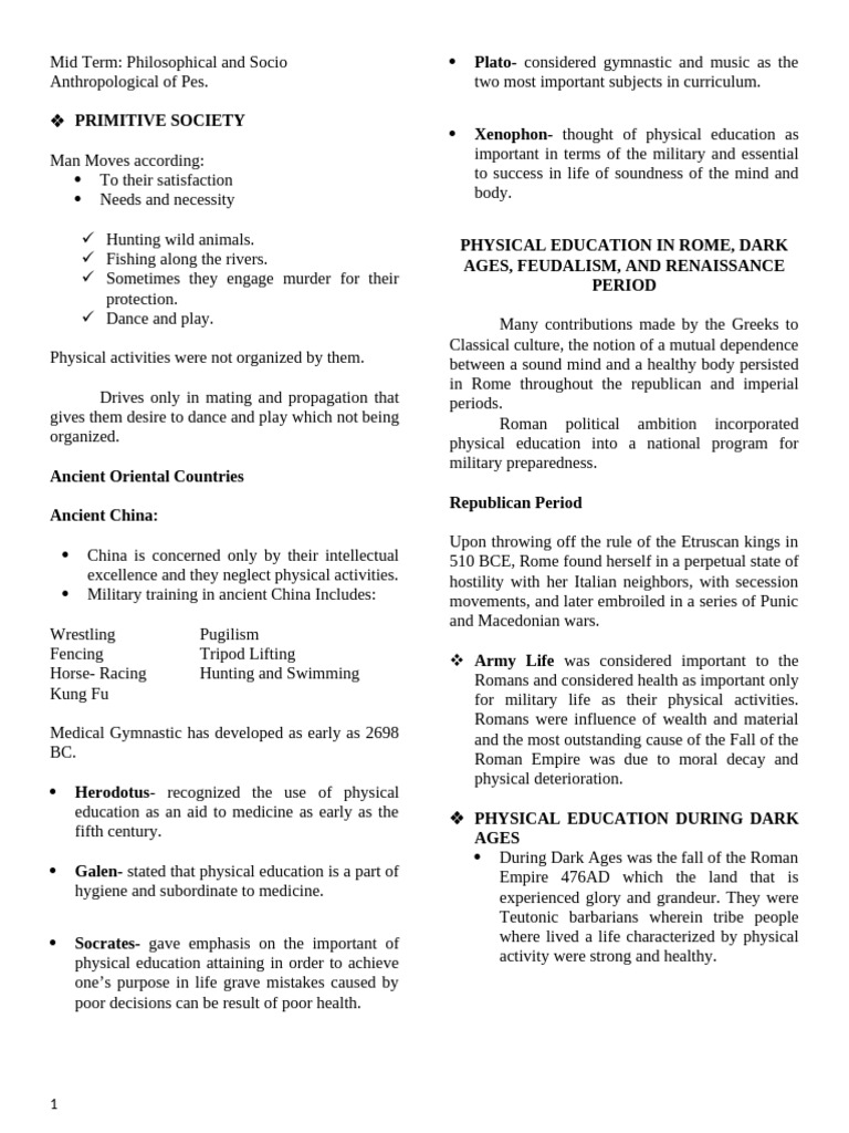 Mid Term. Philo | PDF | Roman Republic | Ancient Rome